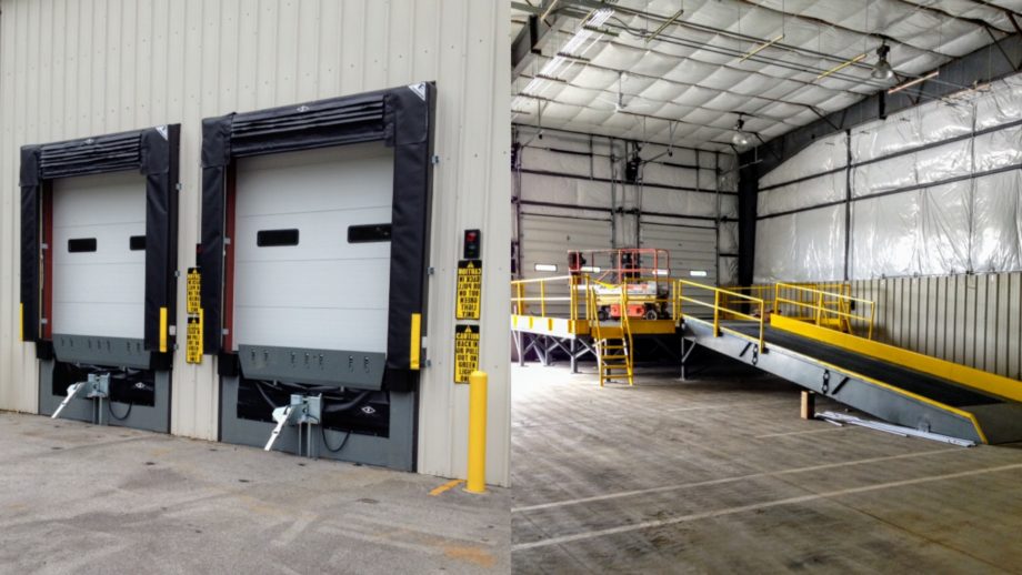 Can a loading dock be ground level?