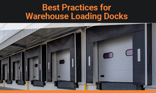 How far apart should loading docks be?